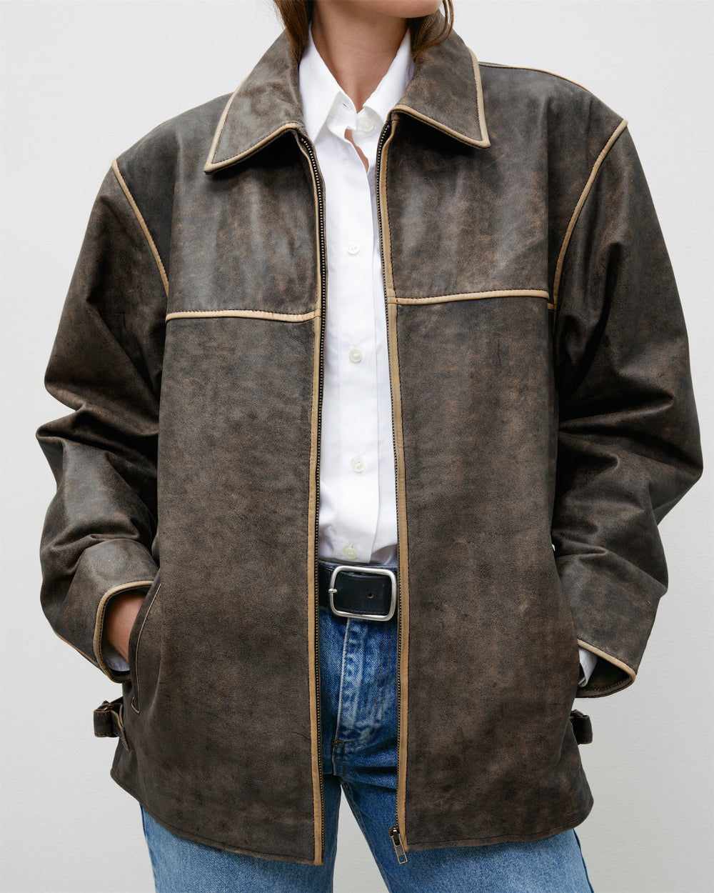 Brown Faded Jacket